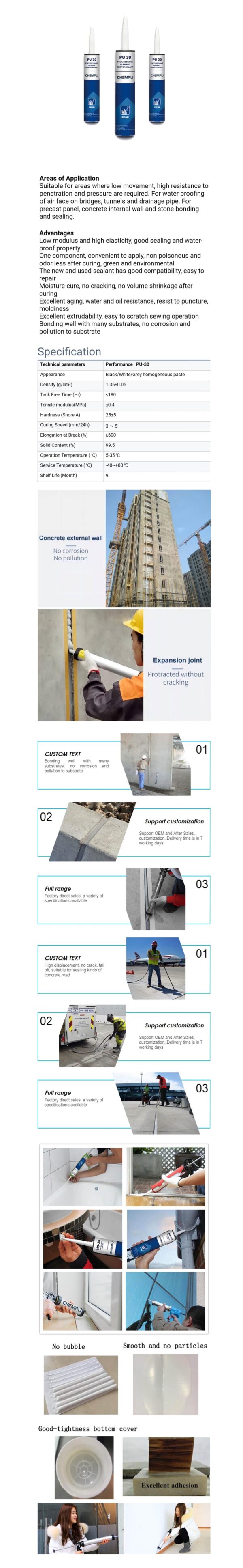 Polyurethane sealant – 610ml (PU30) - onyxengineerings