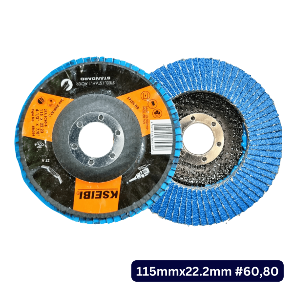KSEIBI Zirconium 115×22.2MM Flap Disc Sanding Grinding Wheel ...