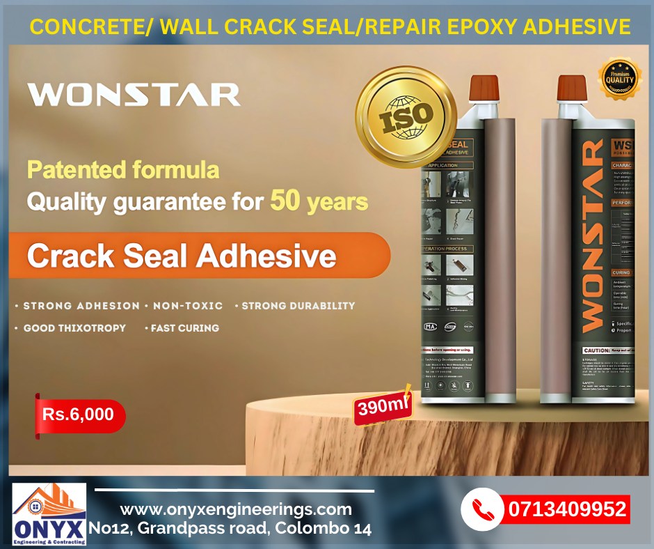 WONSTAR 30FF Crack Seal Epoxy Adhesive - onyxengineerings